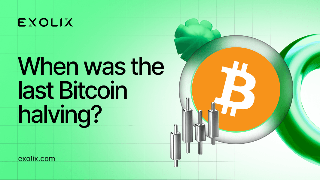 When was the last Bitcoin halving?