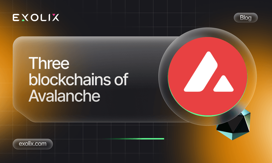 What are the three blockchains of Avalanche?
